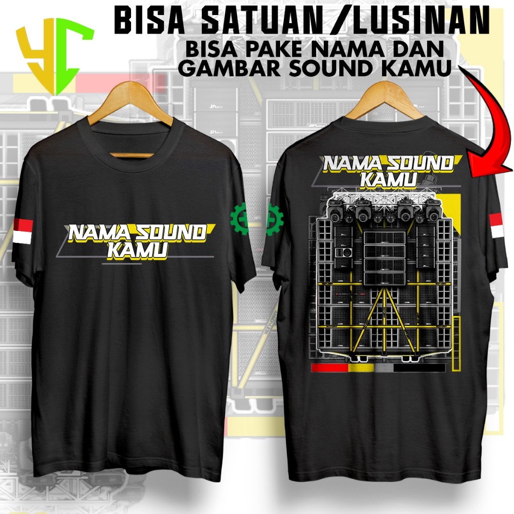 Jual KAOS SOUND AUDIO KAOS BISA PAKE GAMBAR SOUND SISTEM KAMU DESAIN ...