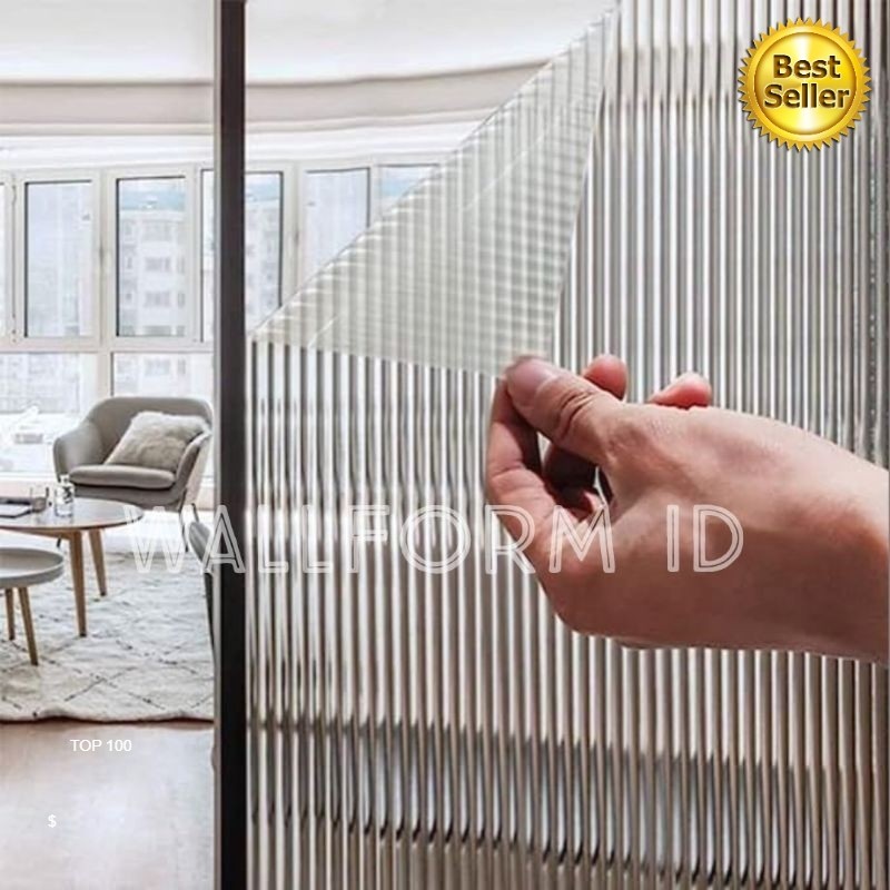 Jual FLUTED PREMIUM REEDED MORU GLASS WINDOW STICKER | Sticker Kaca ...
