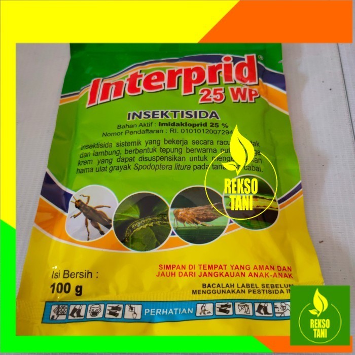 Jual Insektisida Sistemik, Kontak dan Lambung INTERPRID 25 WP (100 gram ...