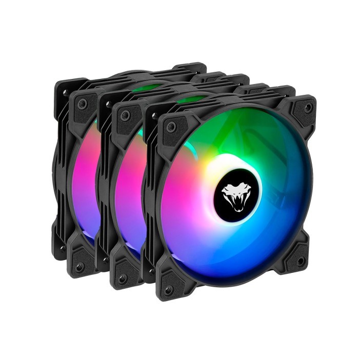 Jual VenomRX Fan Casing Rhombus Extra Auto ARGB 3 Fan | Shopee Indonesia