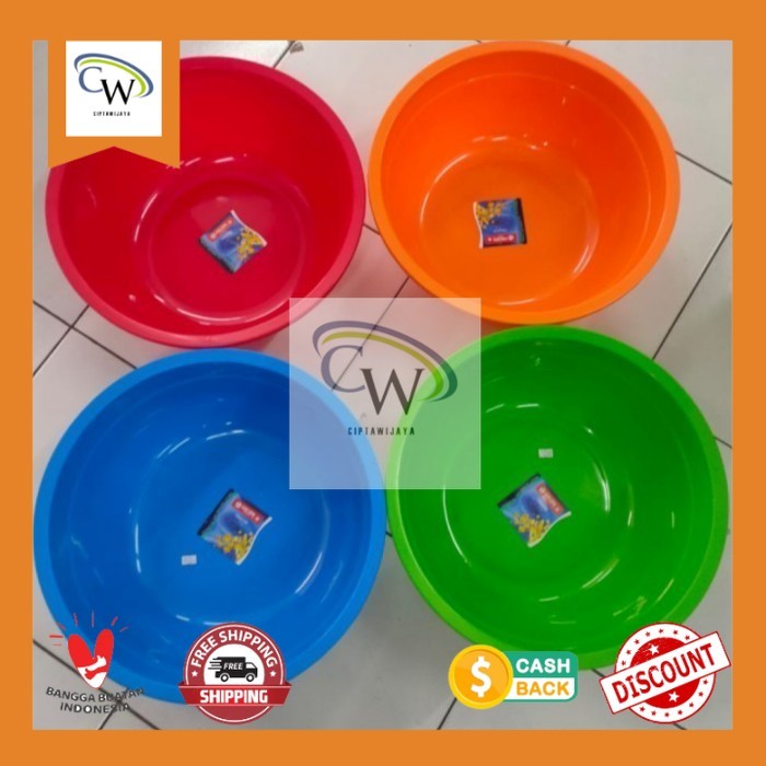 Jual Baskom Plastik Lion star 14 Deluxe Diameter 32 Cm | Shopee Indonesia