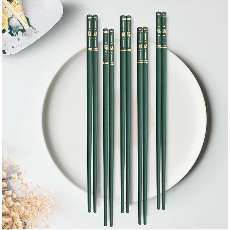 Jual Kiara 5 Pasang Sumpit Fiberglass/Sumpit Premium Anti Lengket Anti ...