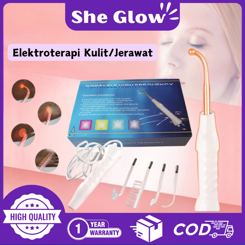 Jual She Glow (GARANSI 1 TAHUN) High Frequency HF Frekuensi Tinggi Alat ...