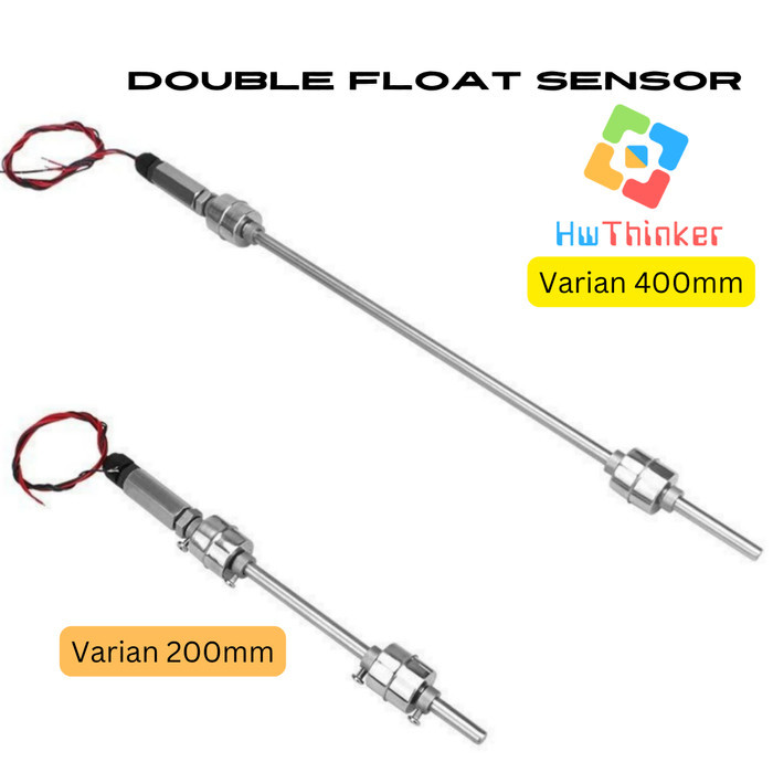 Jual Adjustable Double Float Switch Ball Stainless Water Sensor Level ...