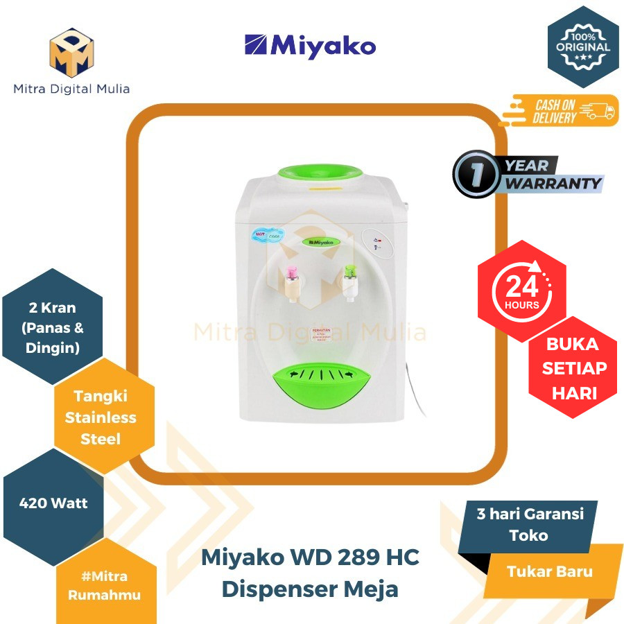 Jual Miyako WD 289 HC Dispenser Meja | Shopee Indonesia