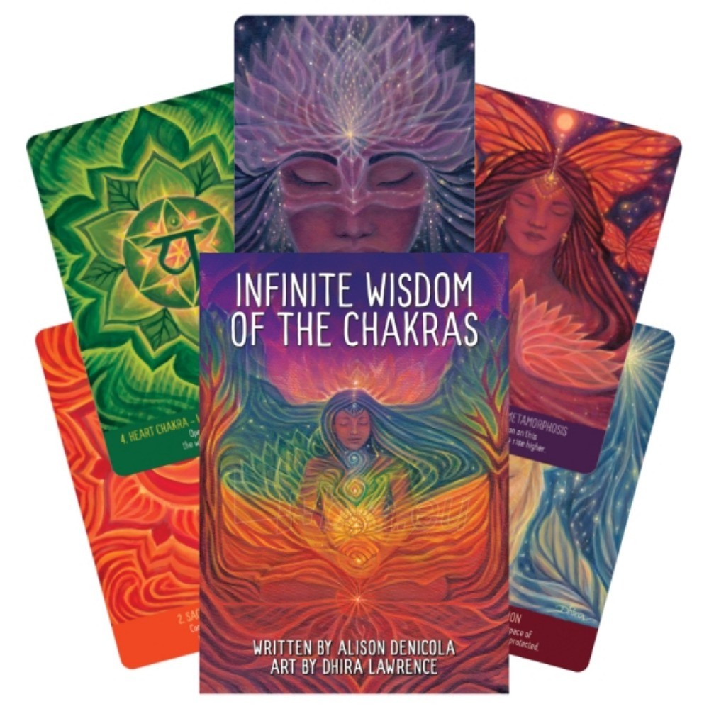 Jual 10.4cm X 7.3cm Infinite Wisdom of The Chakras Oracle Cards 42 ...