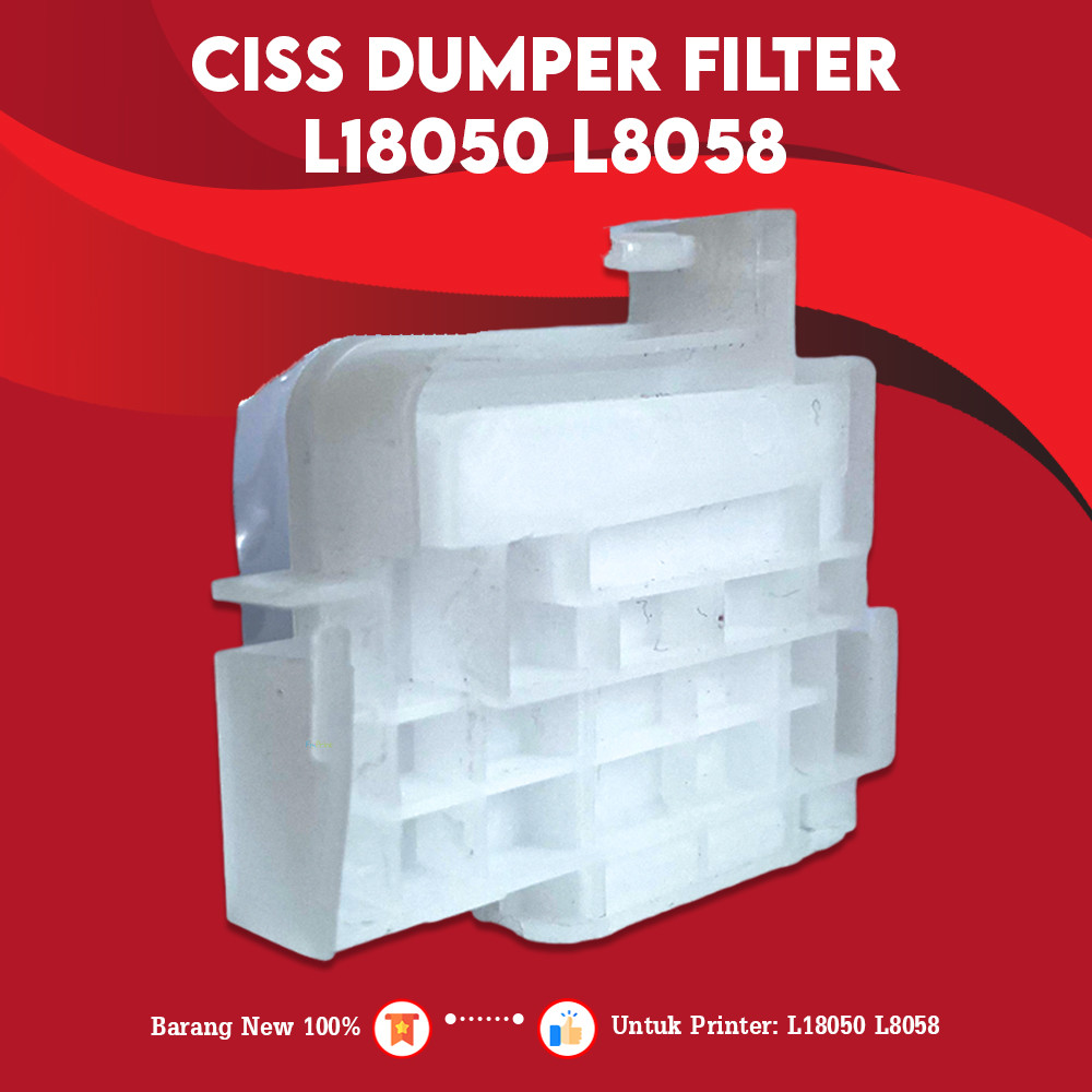 Jual CISS Cartridge Filter Tinta Printer Epson L8050 L18050 Damper Dumper CISS Original New ...