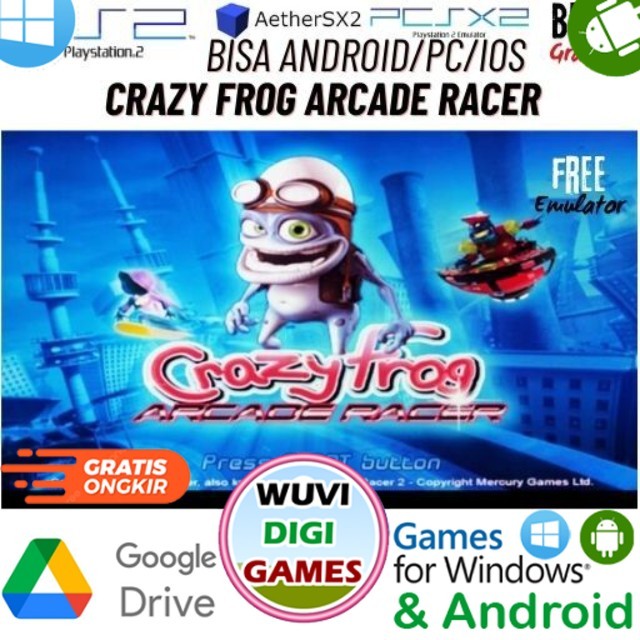 Jual Jual Game PS 2 Crazy Frog Arcade Racer | Bisa di PC / Android / IOS Plus Emulator | Beli 3 ...