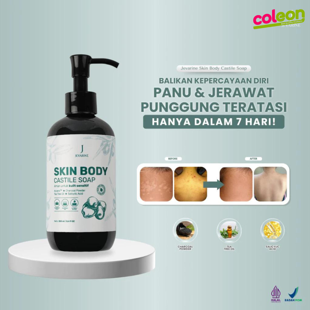 Jual Jevarine Skin Body Castile Soap - Sabun Mandi Aman Untuk Kulit ...