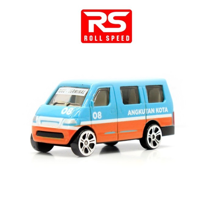 Jual Diecast Metal 1:64 RS Roll Speed Angkot Biru | Shopee Indonesia