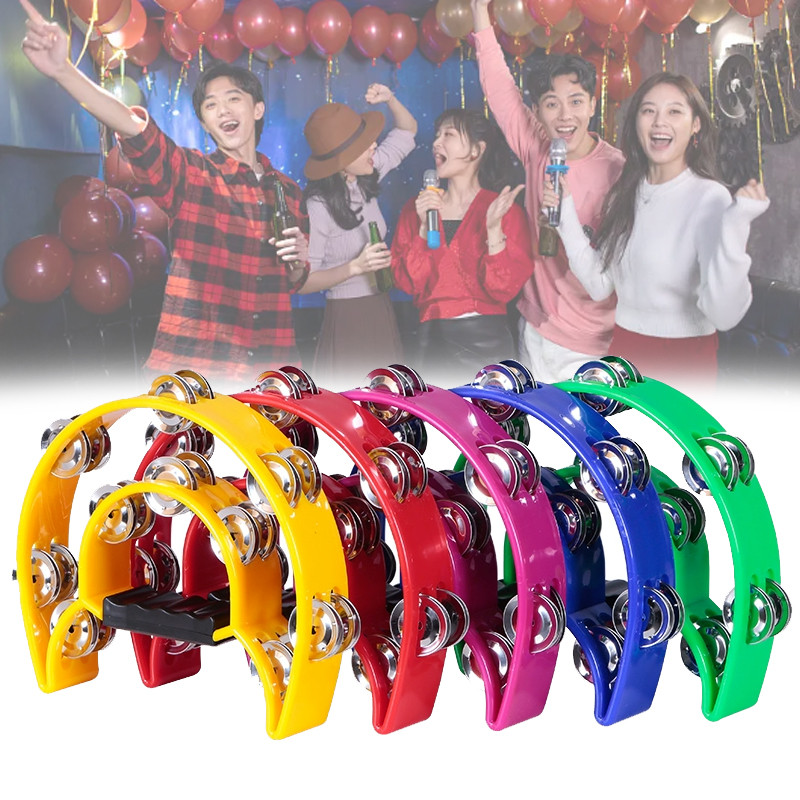 Jual Instrumen Double Ring Alat Musik Tamborin Kecrekan Tamborine ...