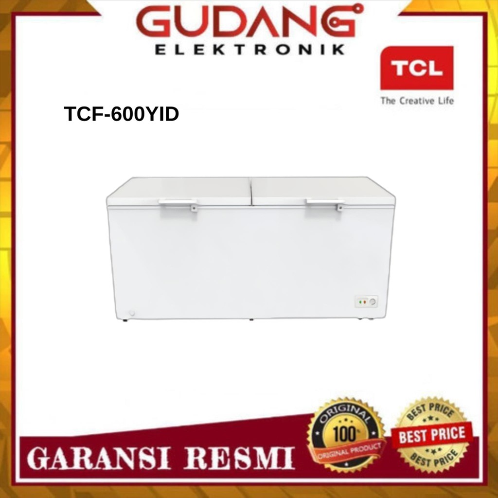 Jual FREEZER BOX TCL TCF 600YID FREEZER BOX 600 LITER TCF-600YID ...