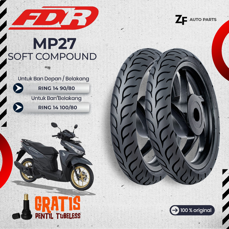 Jual BAN MOTOR MATIC FDR RING 14 SPORT MP76 SOFT COMPOUND VARIO MIO ...