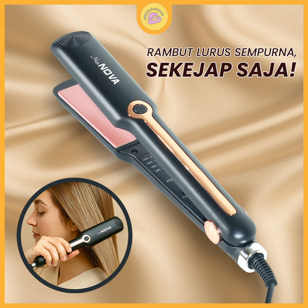 Jual MS Catokan Pelurus Rambut Hair Straightener Temperatur Suhu Blow ...