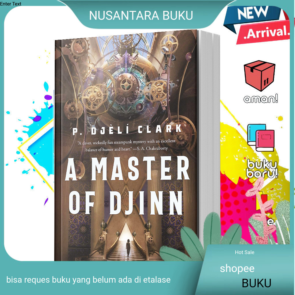 Jual BukuA Master of Djinn Sneak Peek by P. Djèlí Clark | Shopee Indonesia