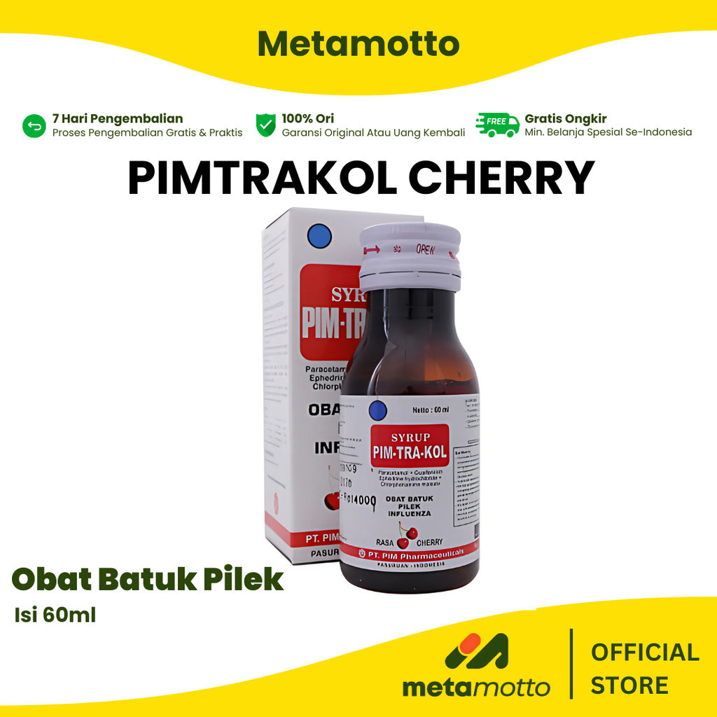 Jual PIM TRA KOL SIRUP RASA RASA CHERRY - Metamotto Karya Jaya | Shopee ...