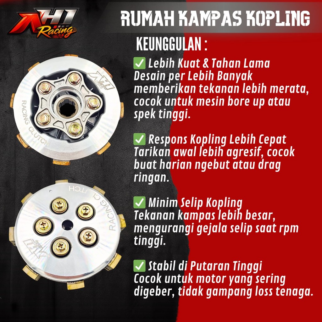 Jual RUMAH KAMPAS KOPLING FR 80 PNP JUPITER Z VEGA R F1ZR CRYPTON ALFA FORCE 1 AH1 KAMPAS LEBIH ...