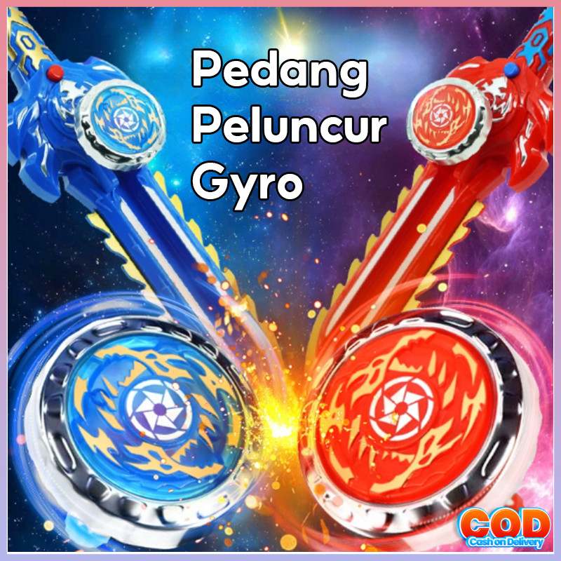 Jual Pedang Peluncur Gyro / Pertempuran Mainan Spinning Top Untuk Anak ...