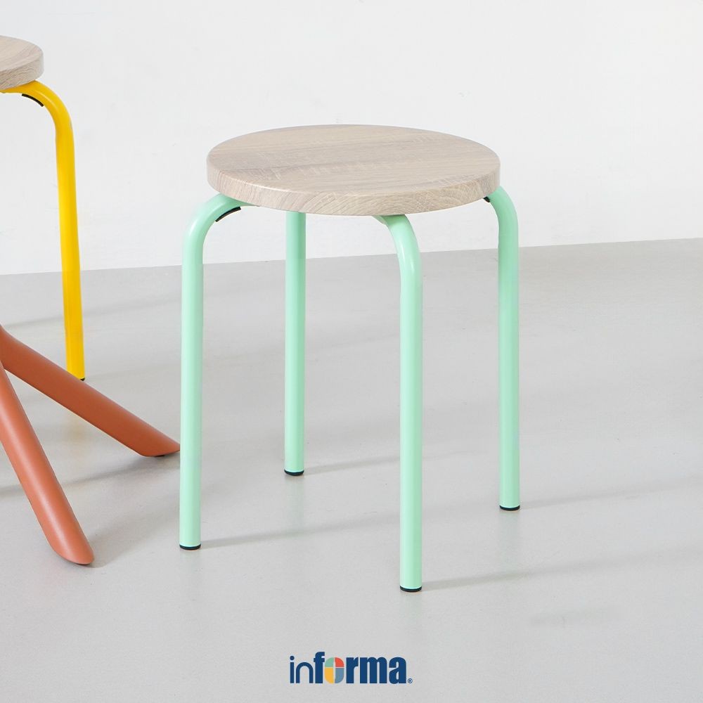 Jual Informa Hobsten Bangku - Hijau Mint Multipurpose Stool Bangku ...