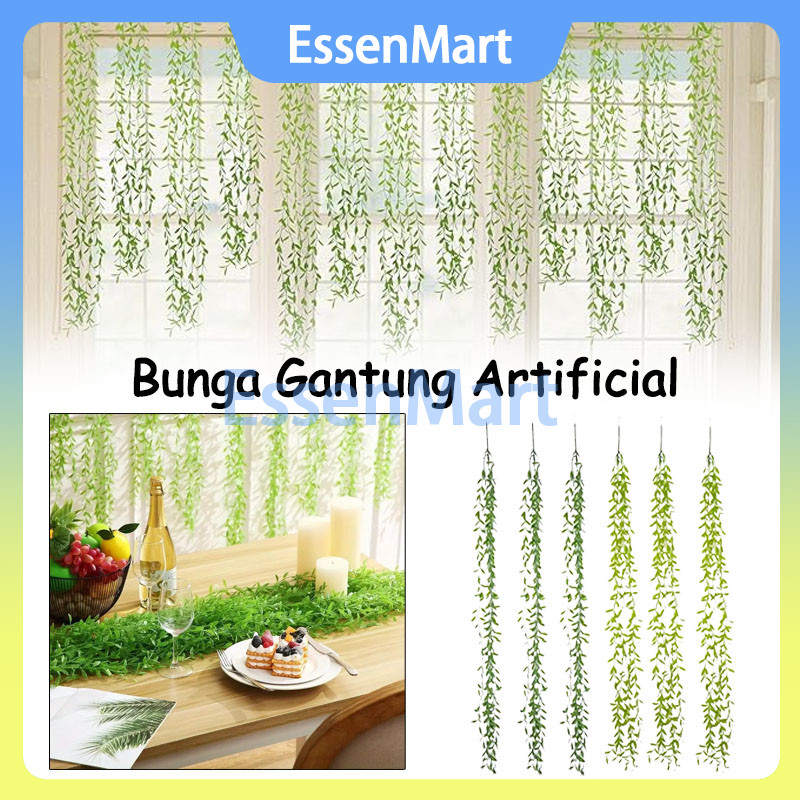 Jual Bunga Gantung Artificial / Plastik Artificial / Daun Teh Plastik ...