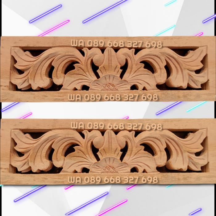 Jual Kepingan Ukir Loster Mahkota Bunga Ventilasi Lubang Angin Kayu ...