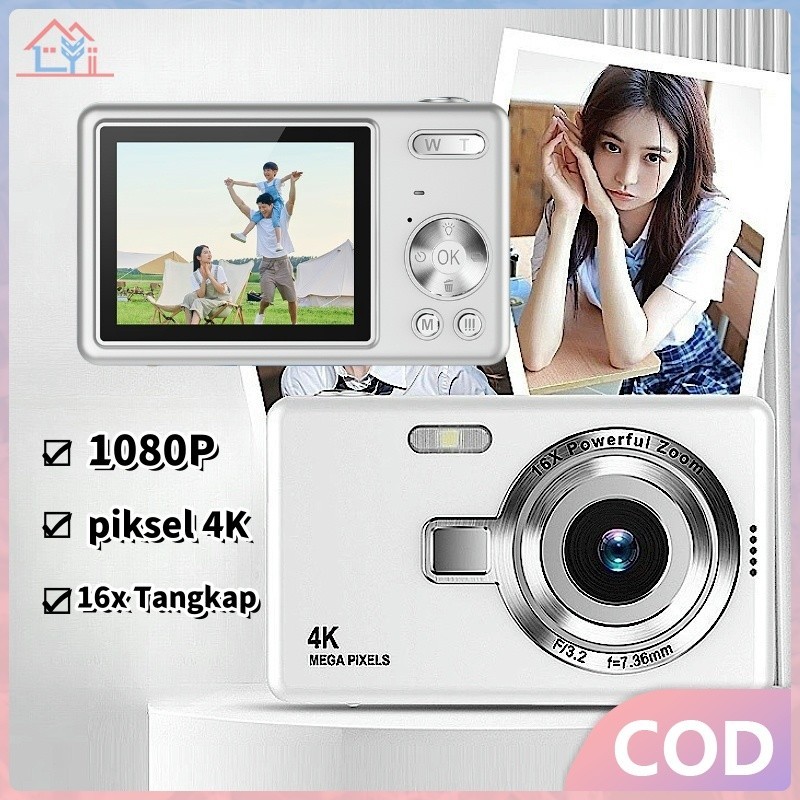 Jual 【COD】4K Camera Digital Digicam Kamera Pocket 48MP 1080P Kamera ...