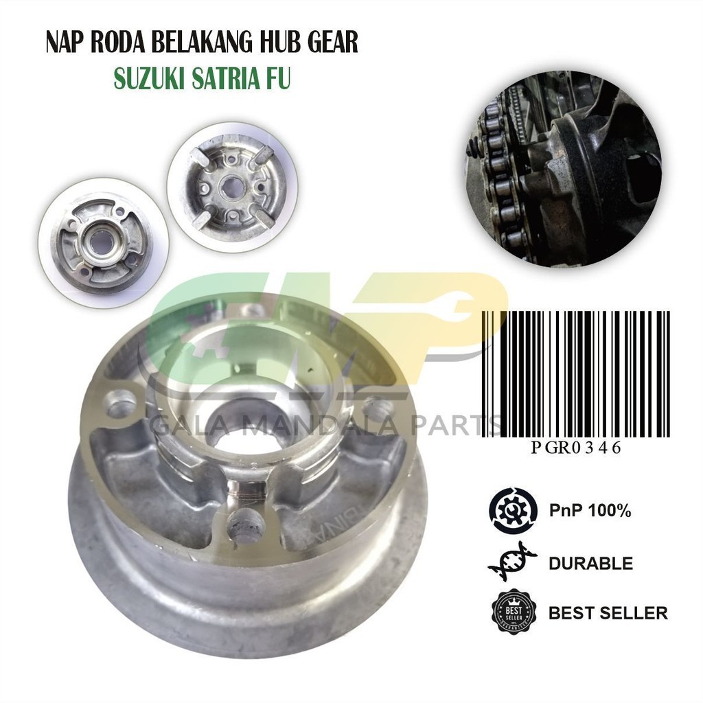 Jual Nap Roda FU Satria 150cc Hub Gear Gir Lokal Suzuki | Shopee Indonesia