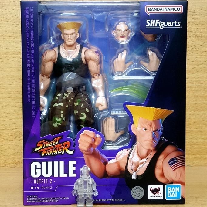 Jual S.H.Figuarts Guile -Outfit 2- 160Mm Action Figure Shf Street ...