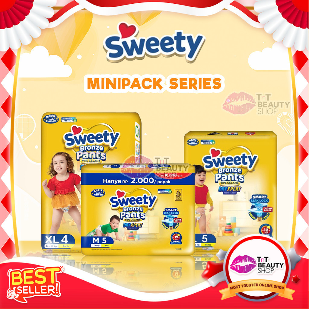 Jual Sweety MINIPACK Series / Sweety Bronze Mini Pack M5, L5, XL4 ...