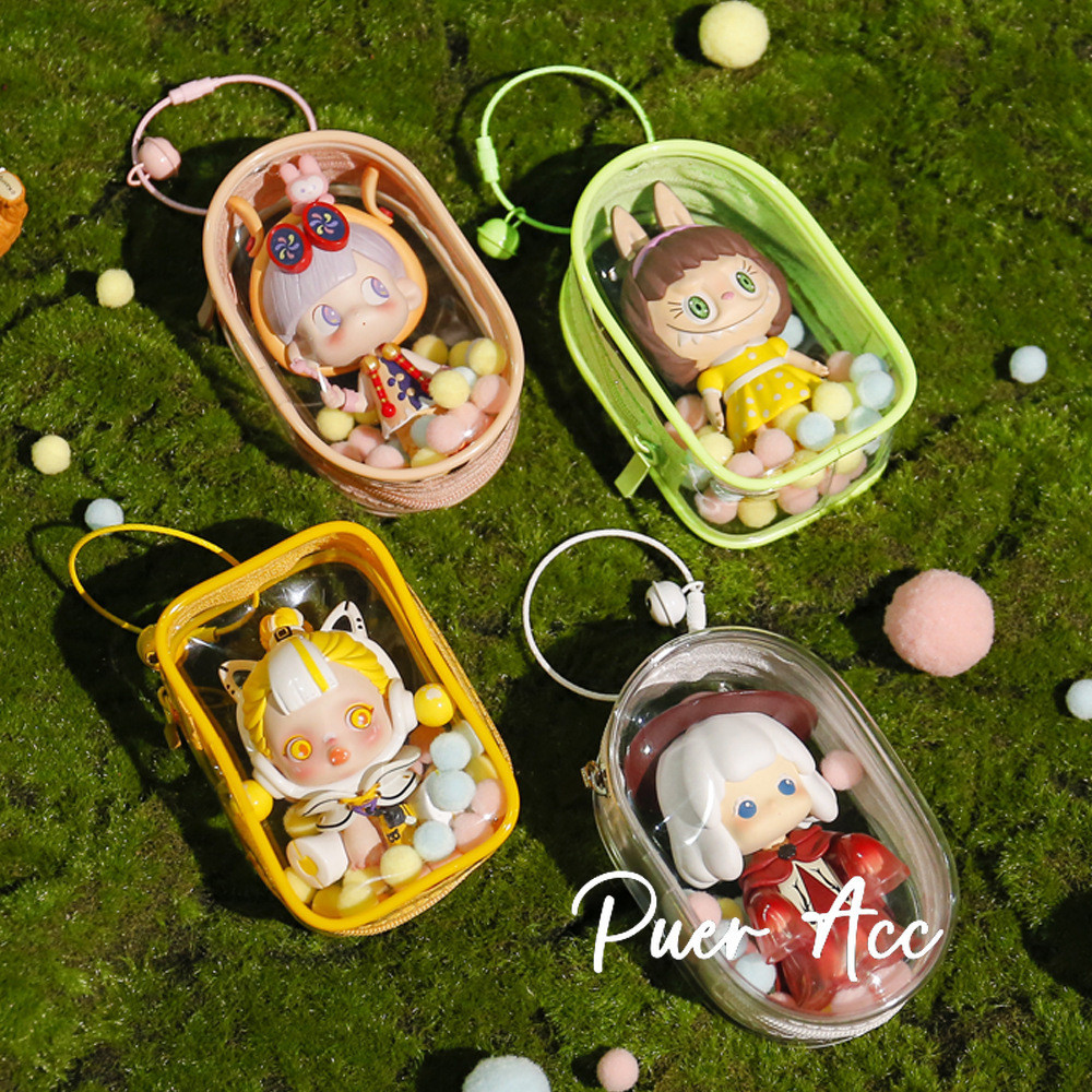 Jual 【Puer acc】Tas penyimpanan display transparan Labubu Mystery Boxes ...