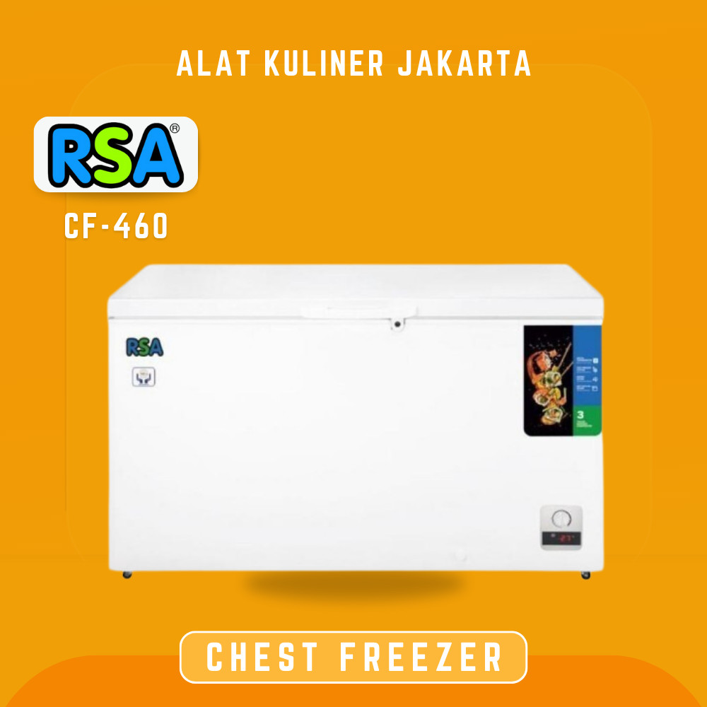 Jual RSA CF 460 CF-460 CHEST FREEZER BOX CHEST FREEZER 400 LITER ...