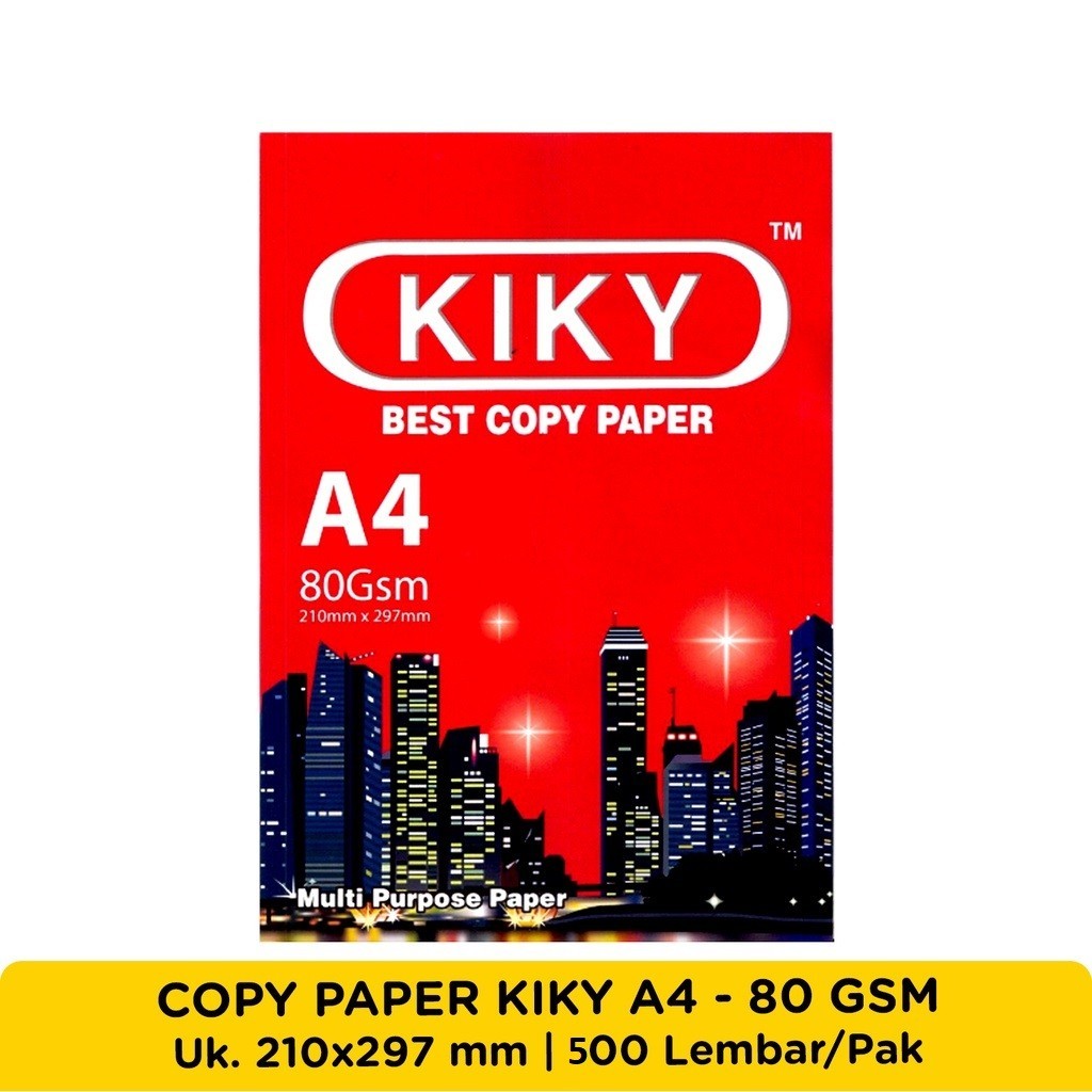 Jual Kertas HVS / Kertas Print Kiky A4 80gsm | Shopee Indonesia
