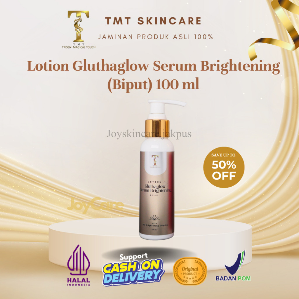 Jual Lotion Gluthaglow Serum Brightening (Biput) 100 ml TMT Skincare by ...