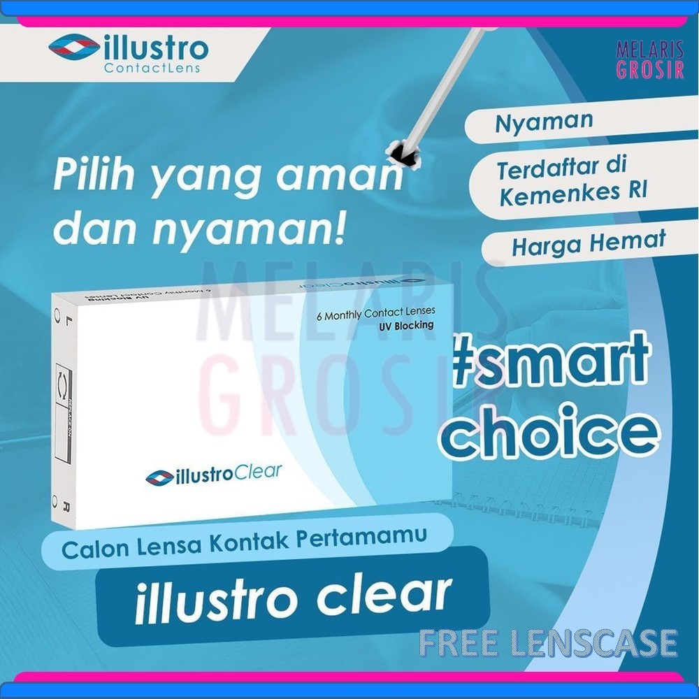 Jual SOFTLENS ILLUSTRO CLEAR UV BLOCKING ISI MINUS (-0.50 s/d -10.00 ...