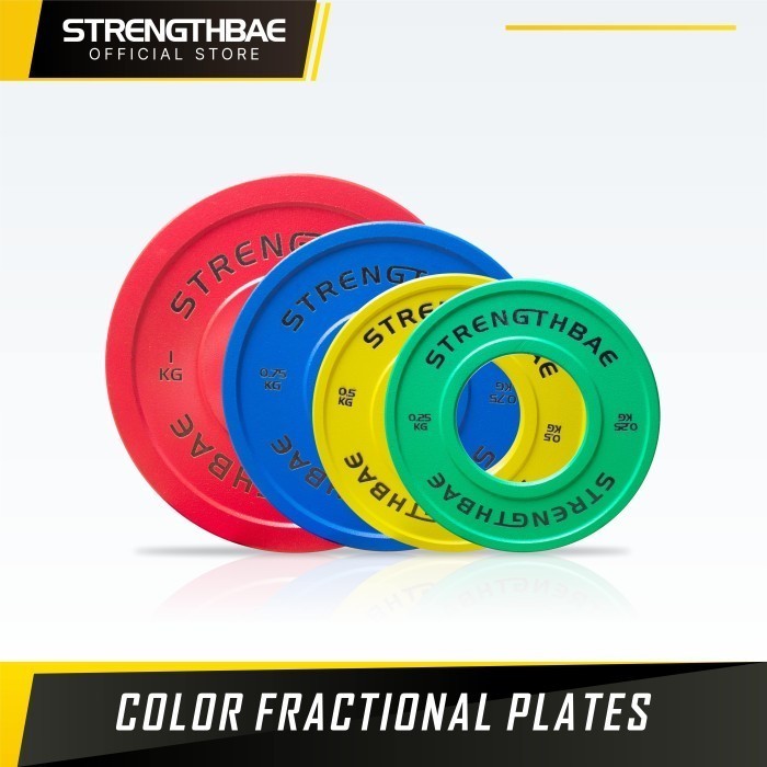 Jual Color Fractional Micro Plates STRENGTHBAE Change Plate Plat Beban ...