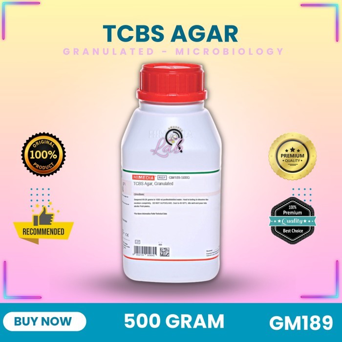 Jual TCBS Agar (Granulated) - Media Mikrobiologi, 500 Gram - PCHEM ...