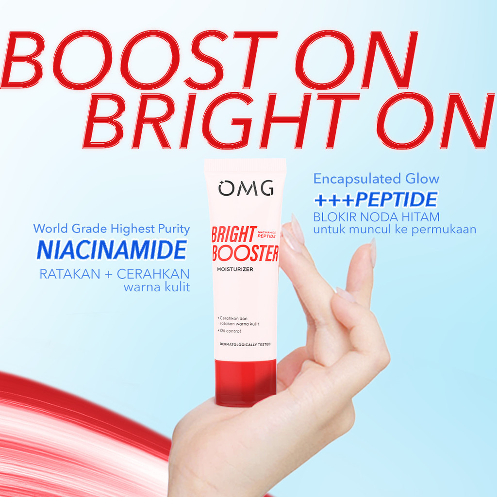 Jual OMG OH MY GLOW BRIGHT BOOSTER MOISTURIZER CREAM 25 gr ...