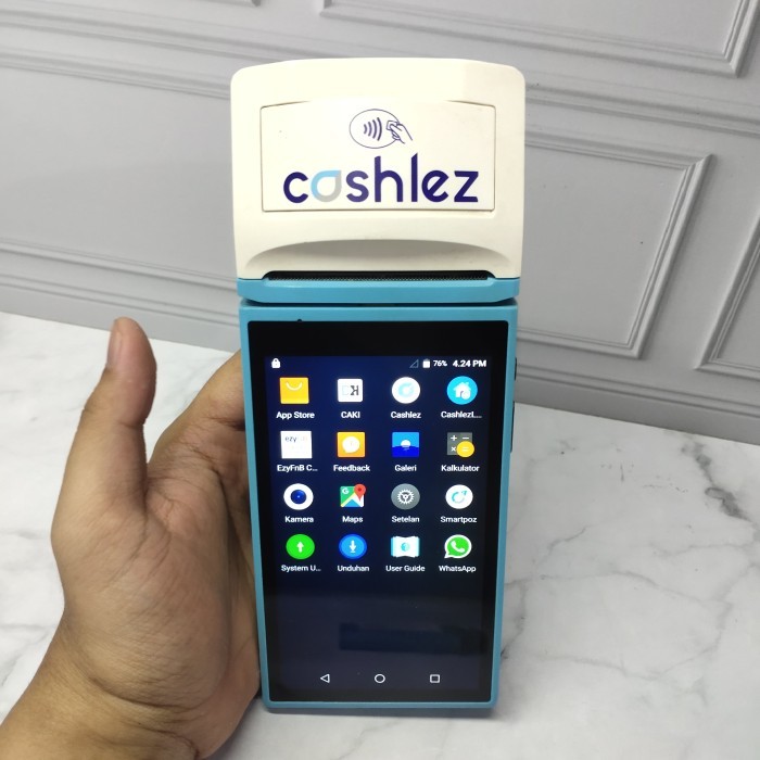 Jual Mesin Android W6900 Smart POS System P1 4G Cashlez | Shopee Indonesia