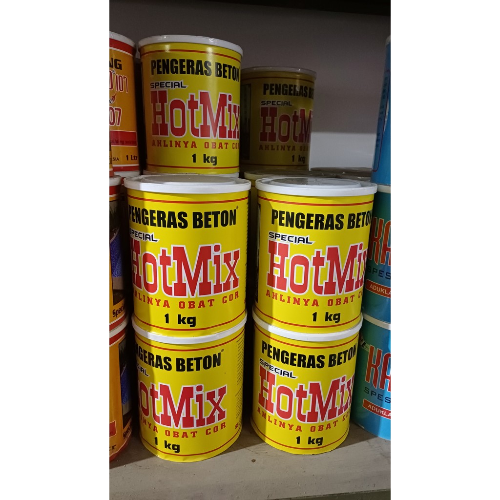 Jual Obat Cor HOTMIX 1kg Pengeras Beton | Shopee Indonesia