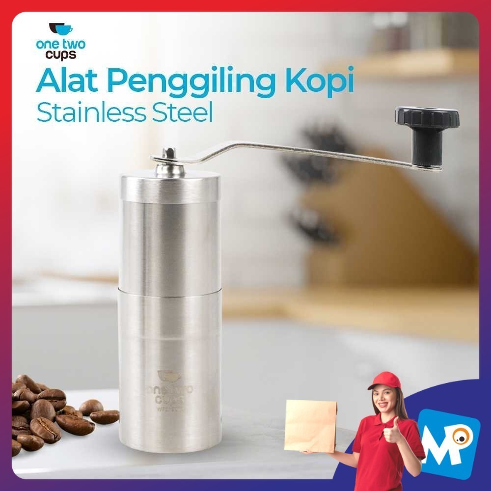 Jual Alat Giling Kopi Manual - One Two Cups Alat Penggiling Biji Kopi ...
