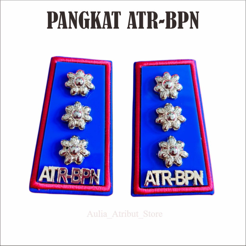 Jual Aulia_Atribut PANGKAT ATR BPN 4B TERBARU - PANGKAT ATR BPN 4B ...