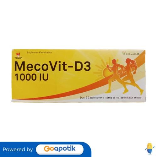 Jual Mecovit-D3 1000iu Box 30 Kaplet | Shopee Indonesia