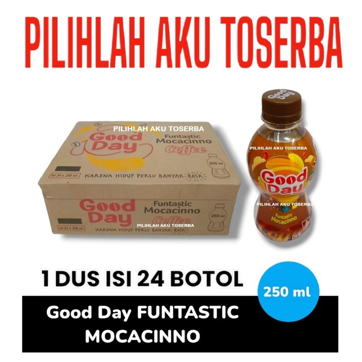Jual GOOD DAY Coffee Funtastic MOCACINNO 250 ml - ( HARGA 1 DUS ISI 24 ...
