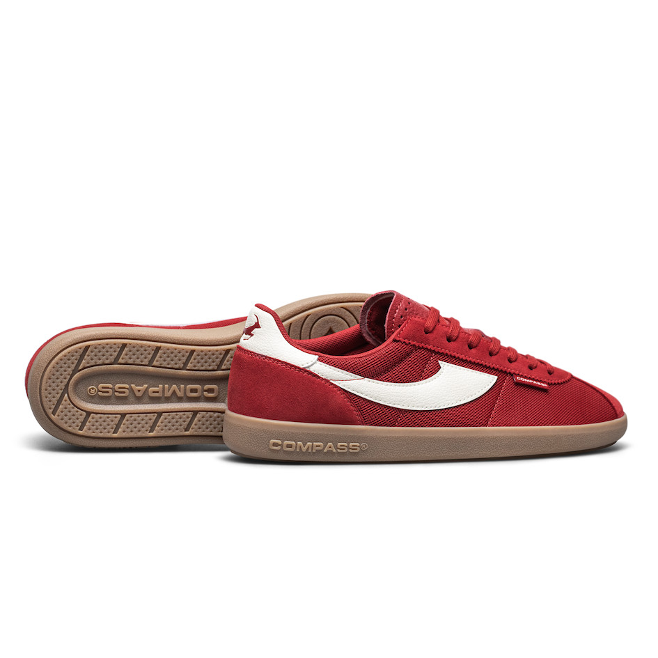 Jual Sepatu Compass Tribune Red Gum | Shopee Indonesia