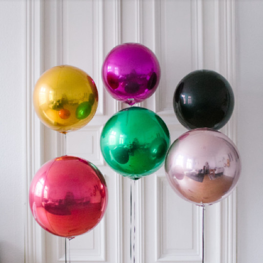 Jual Balon Foil Bulat 4D 10inch, 15inch, 18inch | Shopee Indonesia