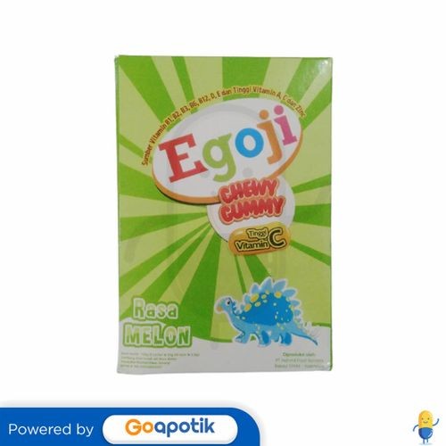 Jual Egoji Chewy Gummy Rasa Melon 10 Gummy Box 5 Sachet | Shopee Indonesia