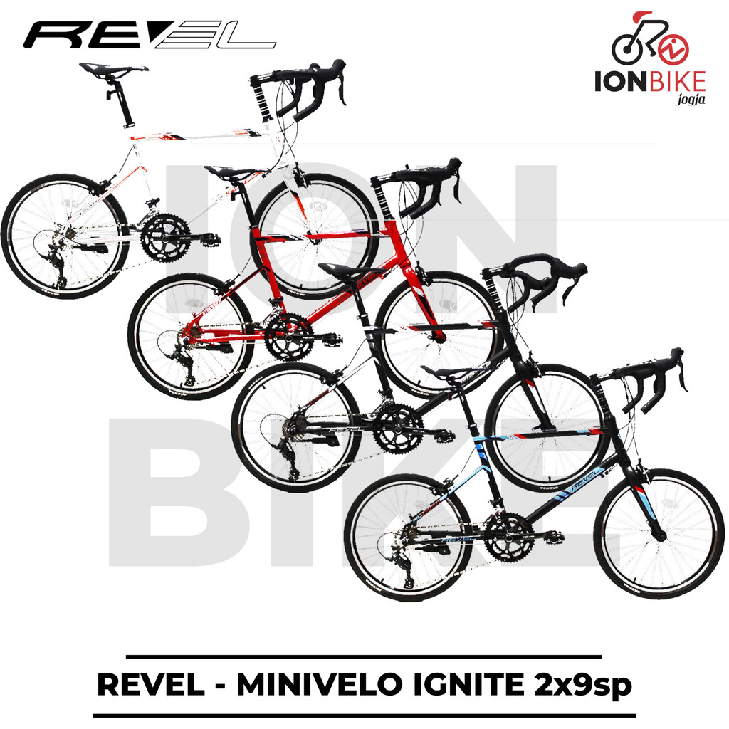 Jual Sepeda Mini Velo 20 451 Revel IGNITE Minivelo 2x9 Speed Dropbar ...