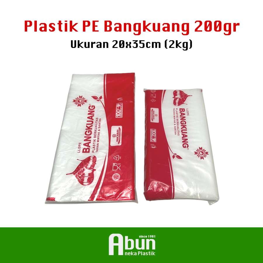 Jual Plastik PE Bangkuang 20x35cm (200gr) | Shopee Indonesia