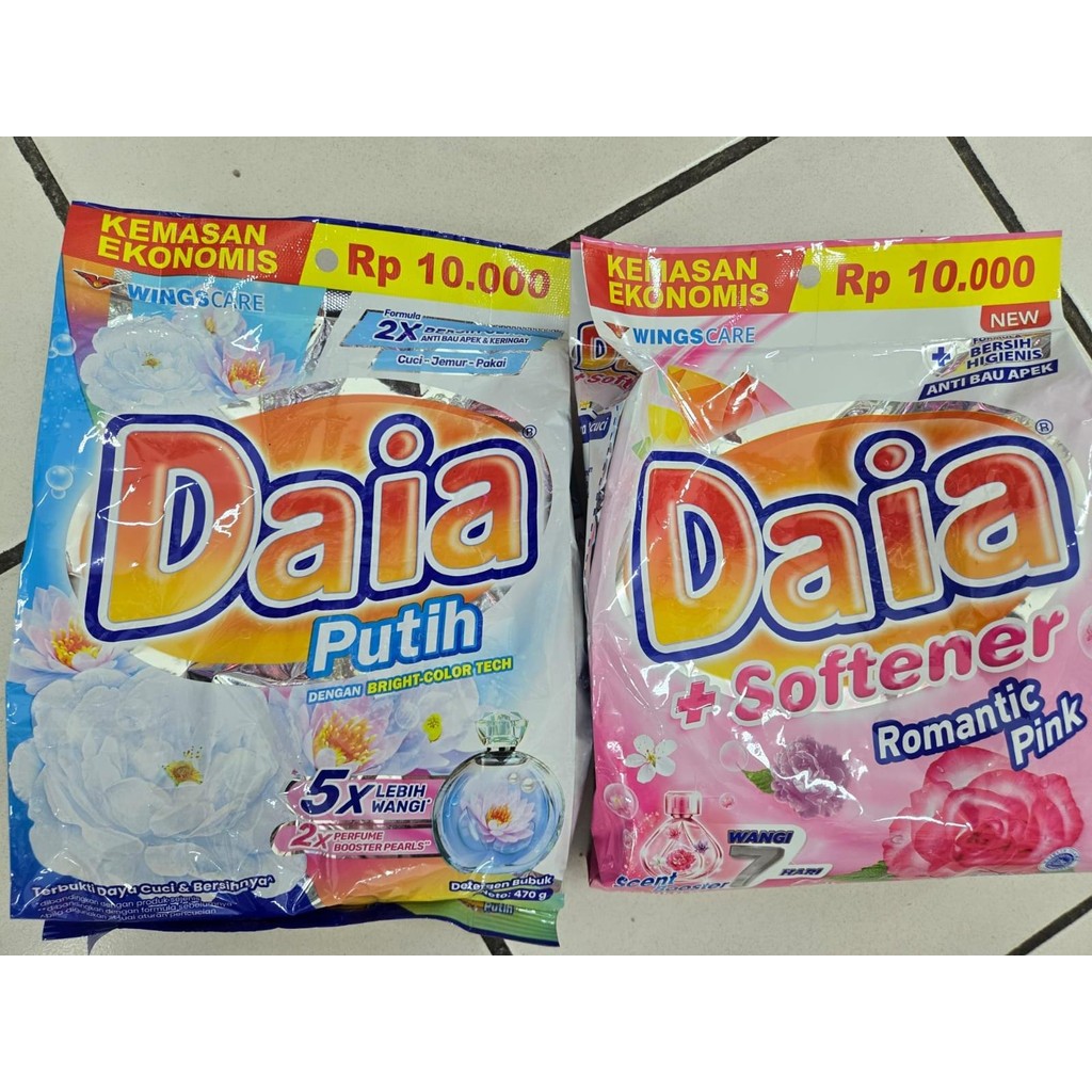 Jual DAIA Detergent Bubuk 470 GR | Shopee Indonesia