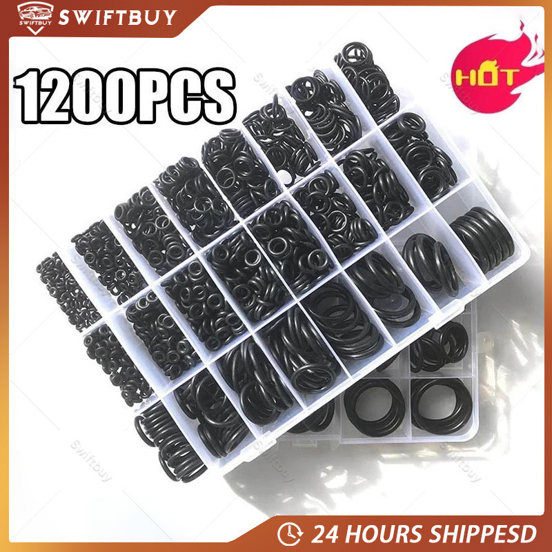 Jual 1200pcs Karet Seal O Ring Rubber O-Ring Seal Tightening 24 Ukuran ...